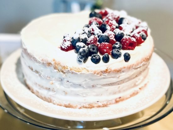 The Most Delicious Very Berry Chantilly Cake Made Gluten Free - House ...